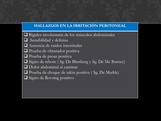Abdomen agudo diagnostico diferencial ok | PPTX