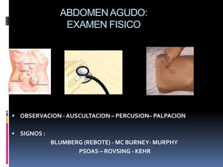 Abdomen agudo ok | PPTX