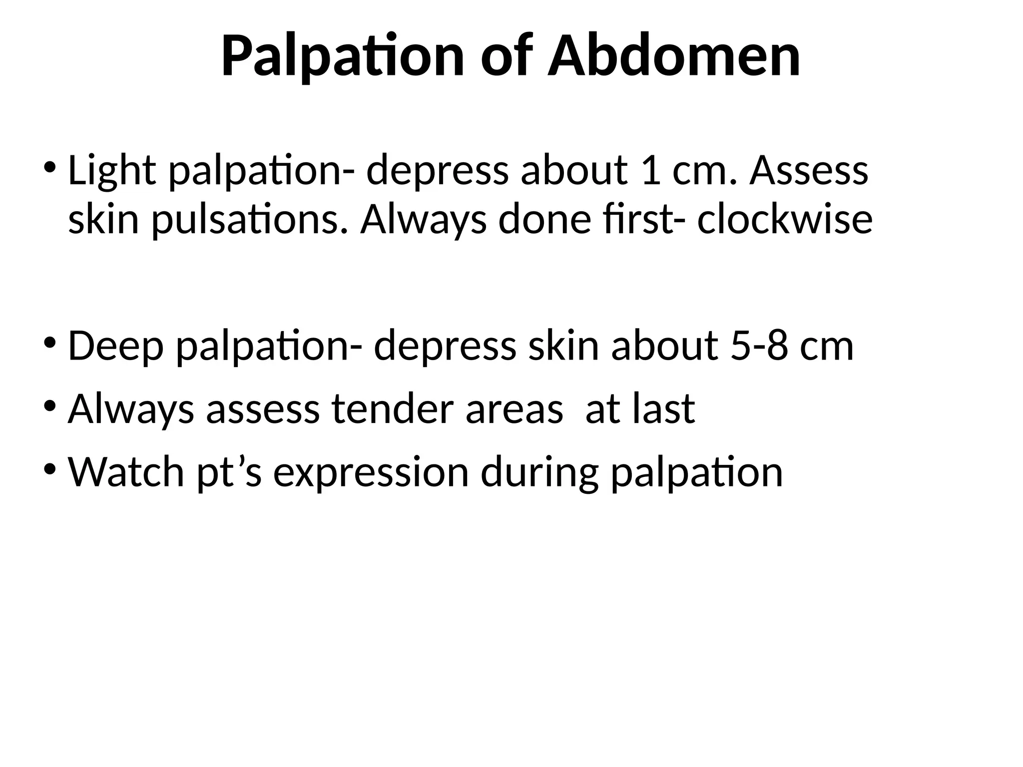 physical Assessment of abdomen Anus & Rectum | PPTX