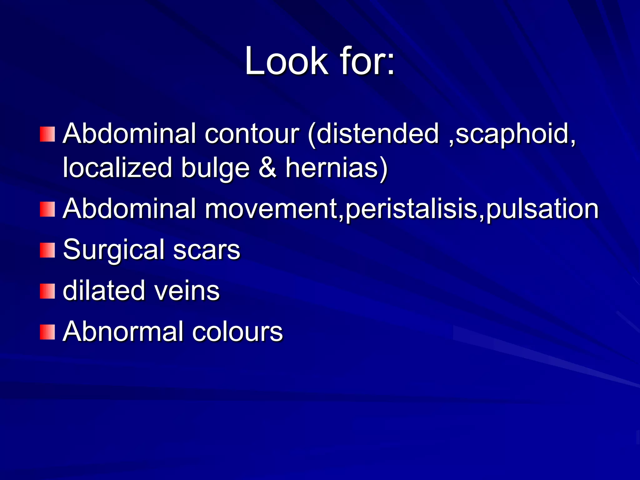 Abdomen examination ms 2021 | PDF