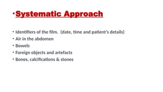 Abdomen Radiographic detailed evaluation.pptx