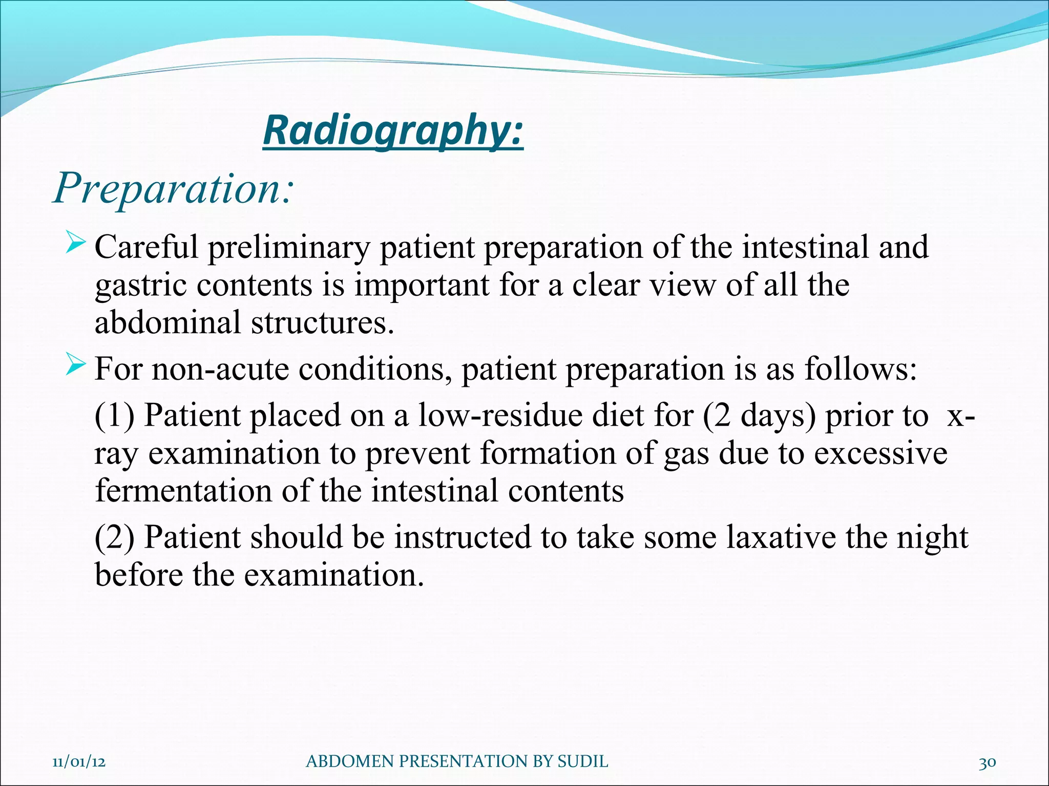 Abdomen radiography | PPT
