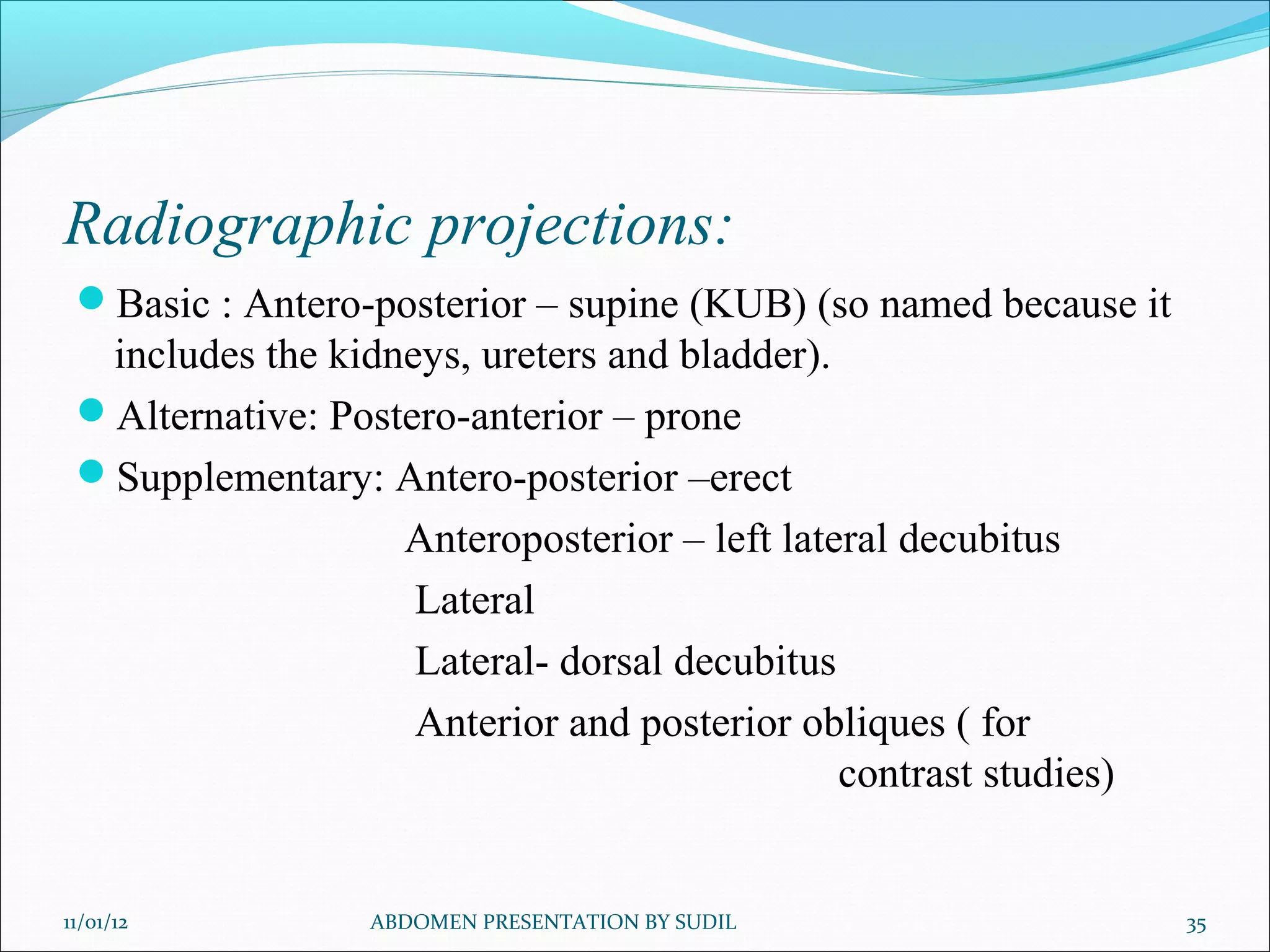Abdomen radiography | PPT