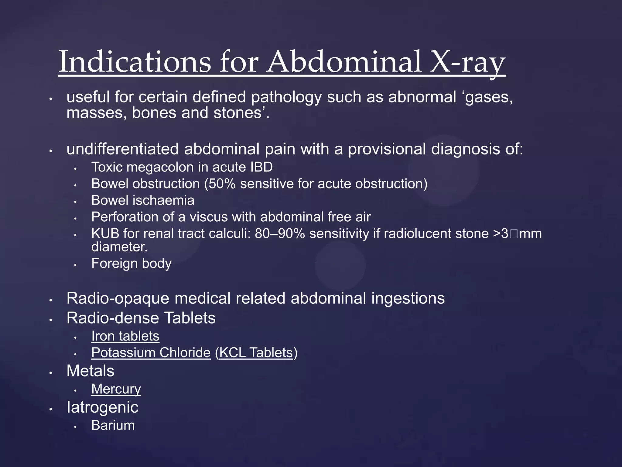 X Ray Normal Abdomen | PPTX