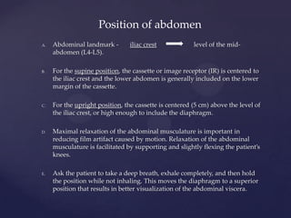 X Ray Normal Abdomen | PPTX