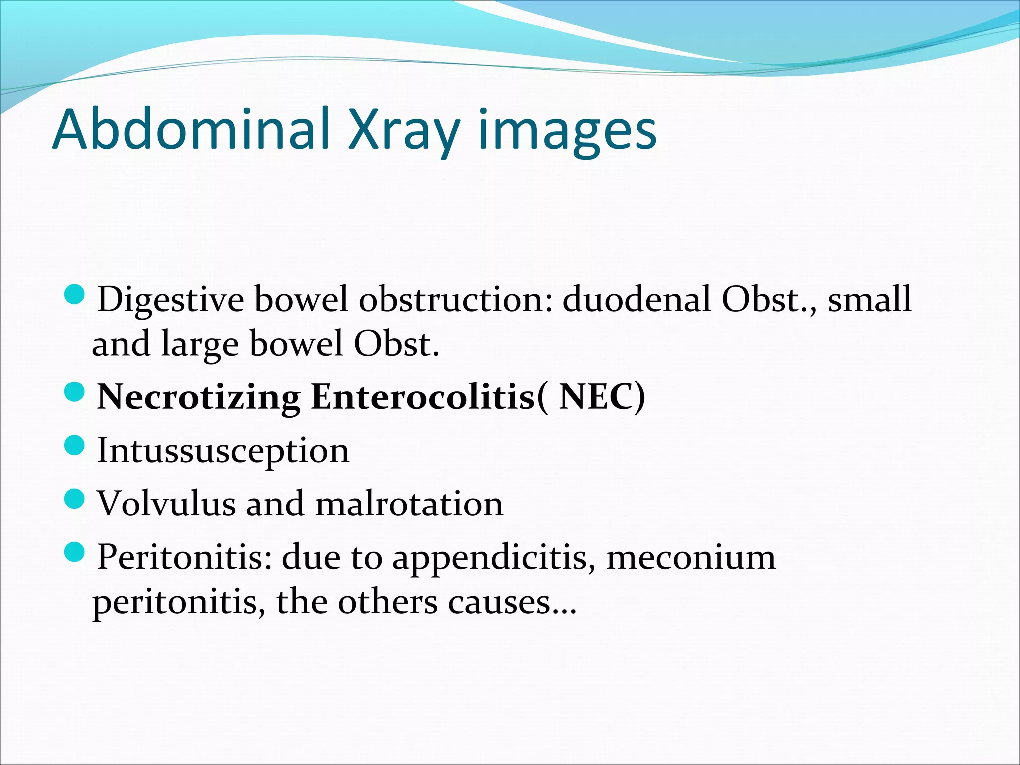 Abdominal xray images | PPT