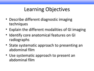 Abdominal Imaging Lecture | PPT
