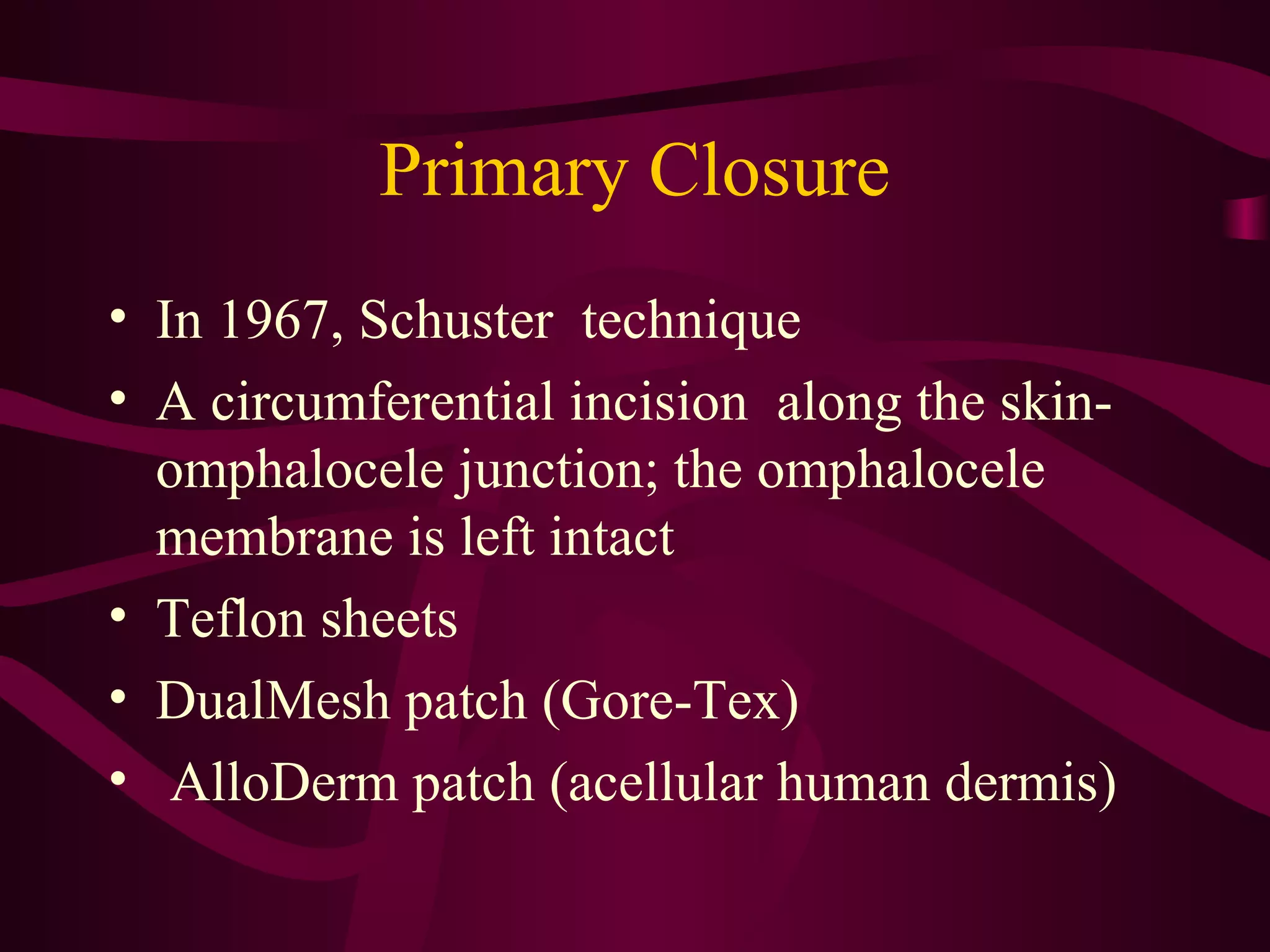 Abdominal wall-defects | PPT