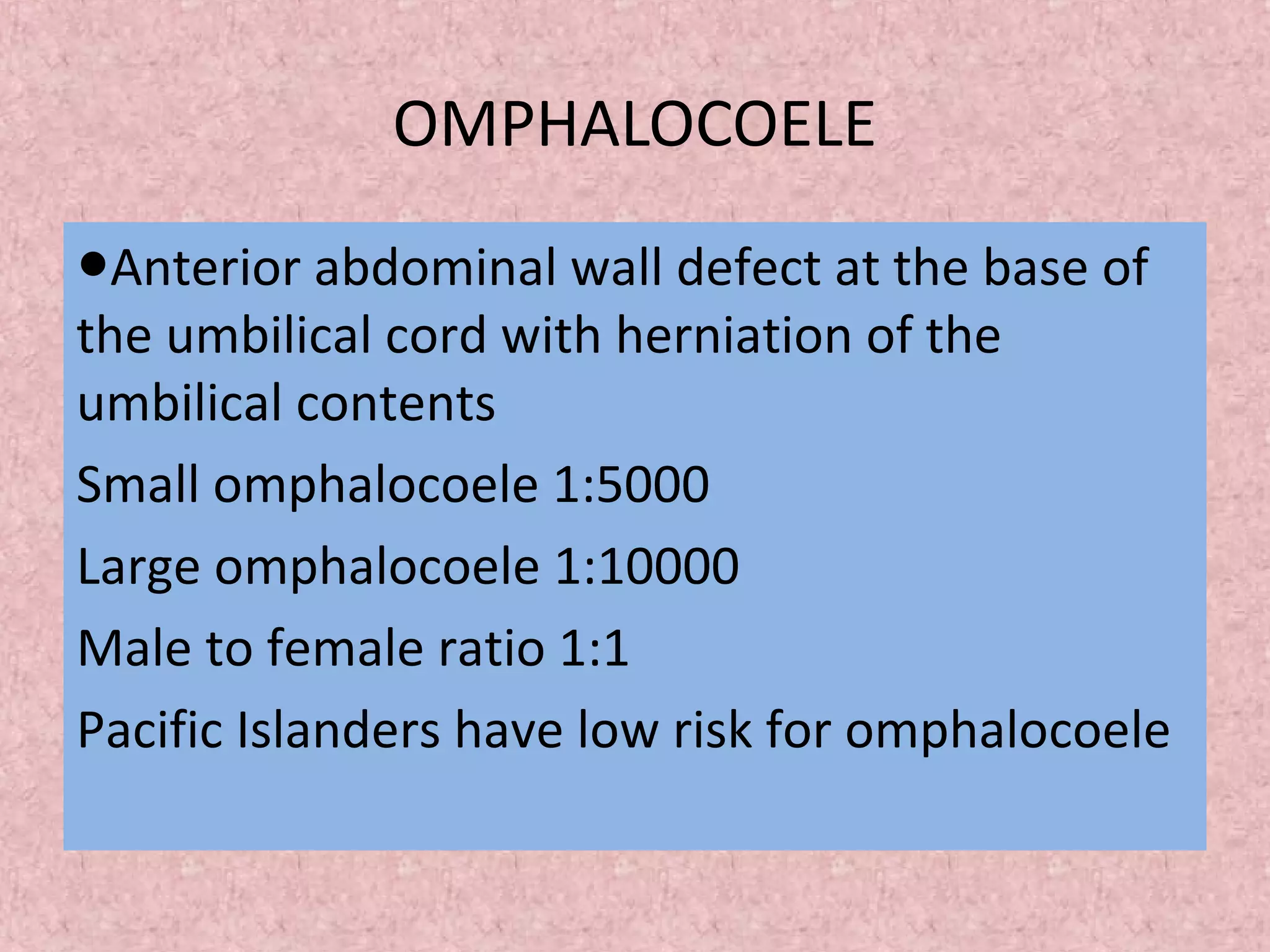 Abdominal wall-defects | PPT