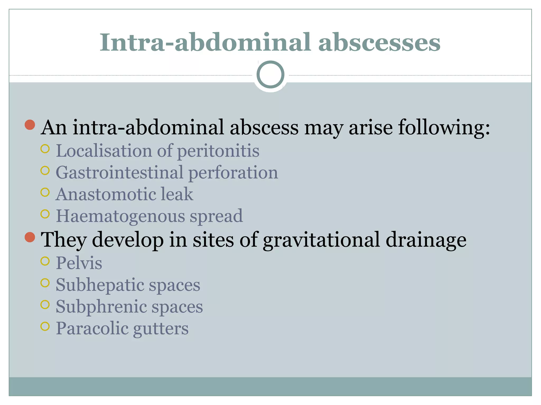 Abdominal access | PPT