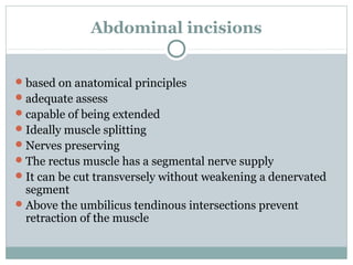 Abdominal access | PPT
