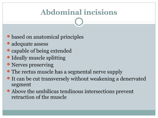 Abdominal access | PPT