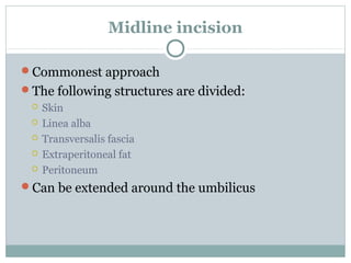 Abdominal access | PPT