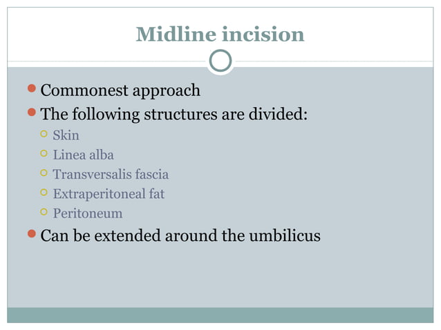 Abdominal access | PPT