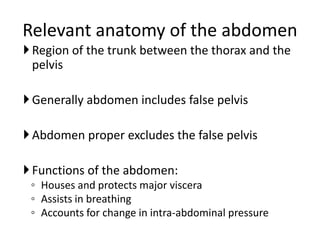 Abdominal access presentation | PPTX