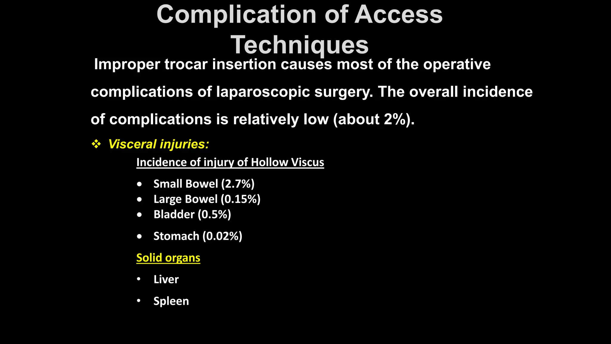 Abdominal Access Techniques in laparoscopy | PPT