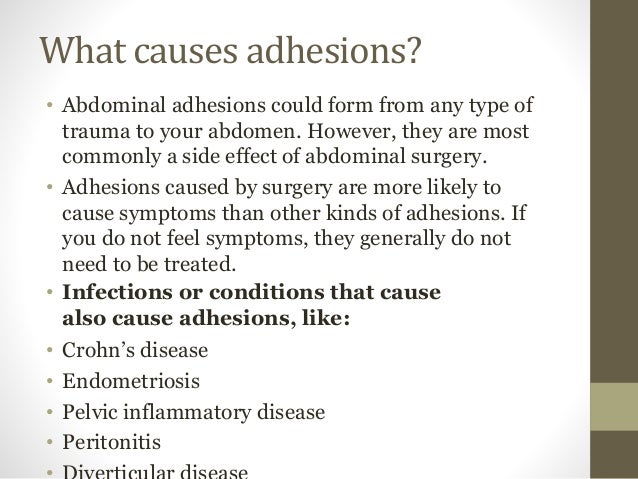 Abdominal adhesiolysis | PPTX