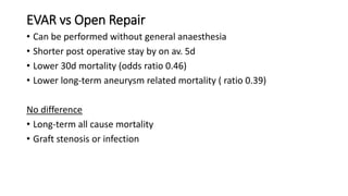 Abdominal aortic aneurysm | PPTX