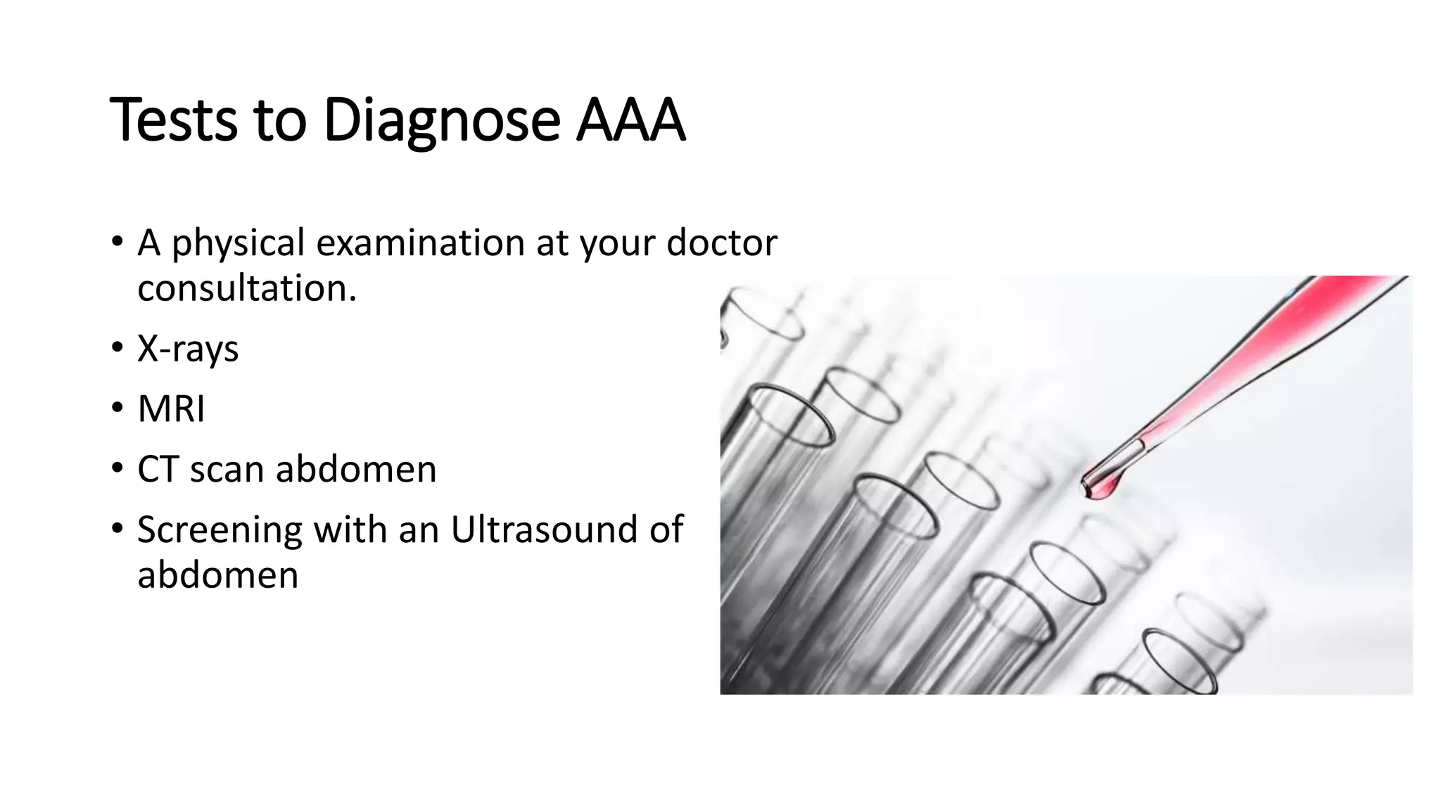 Abdominal Aortic Aneurysm (AAA) – 10 Interesting Facts | PPT