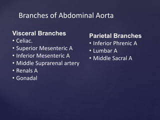Abdominal aortic aneurysm | PPTX