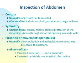 Abdominal Assessment.power point presentation | PPT