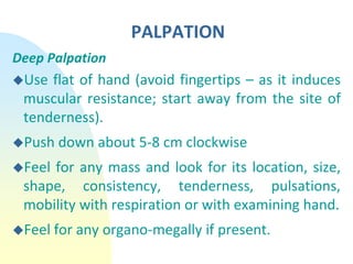 Abdominal Assessment.power point presentation | PPT