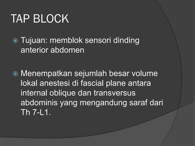 Abdominal block | PPT