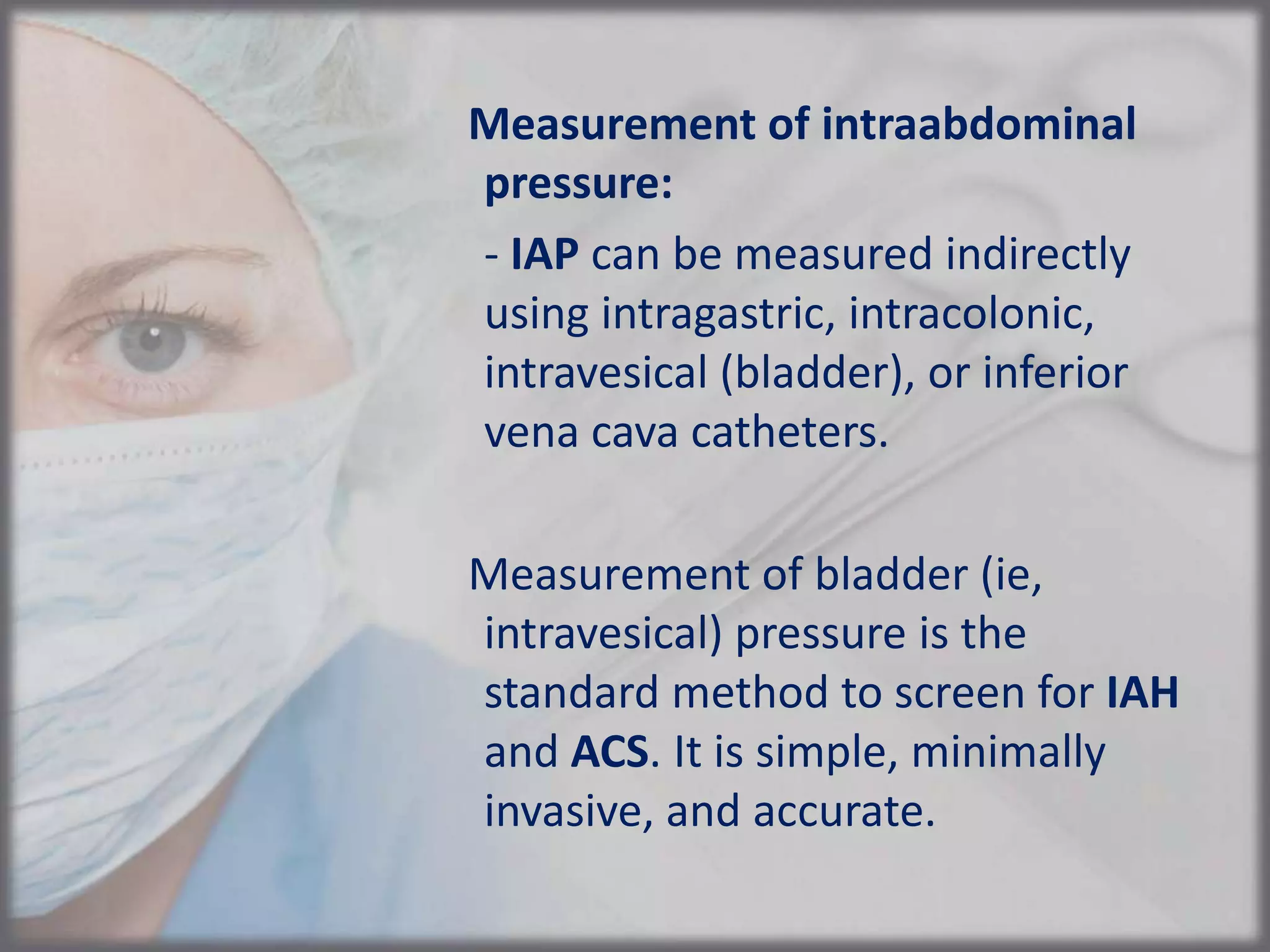 Abdominal compartment syndrome | PPTX