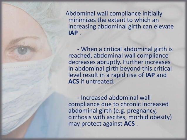 Abdominal compartment syndrome | PPTX