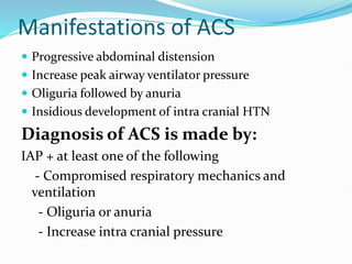 Abdominal compartment syndrome (ACS) .pptx