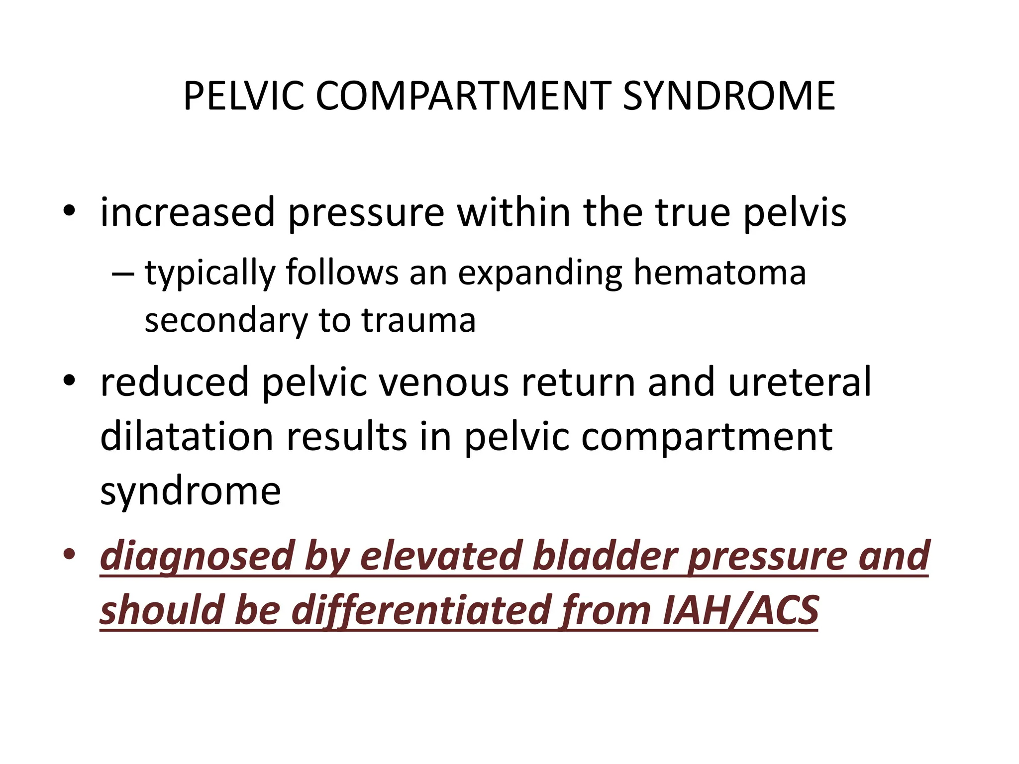 Abdominal compartment syndrome in trauma | PPT