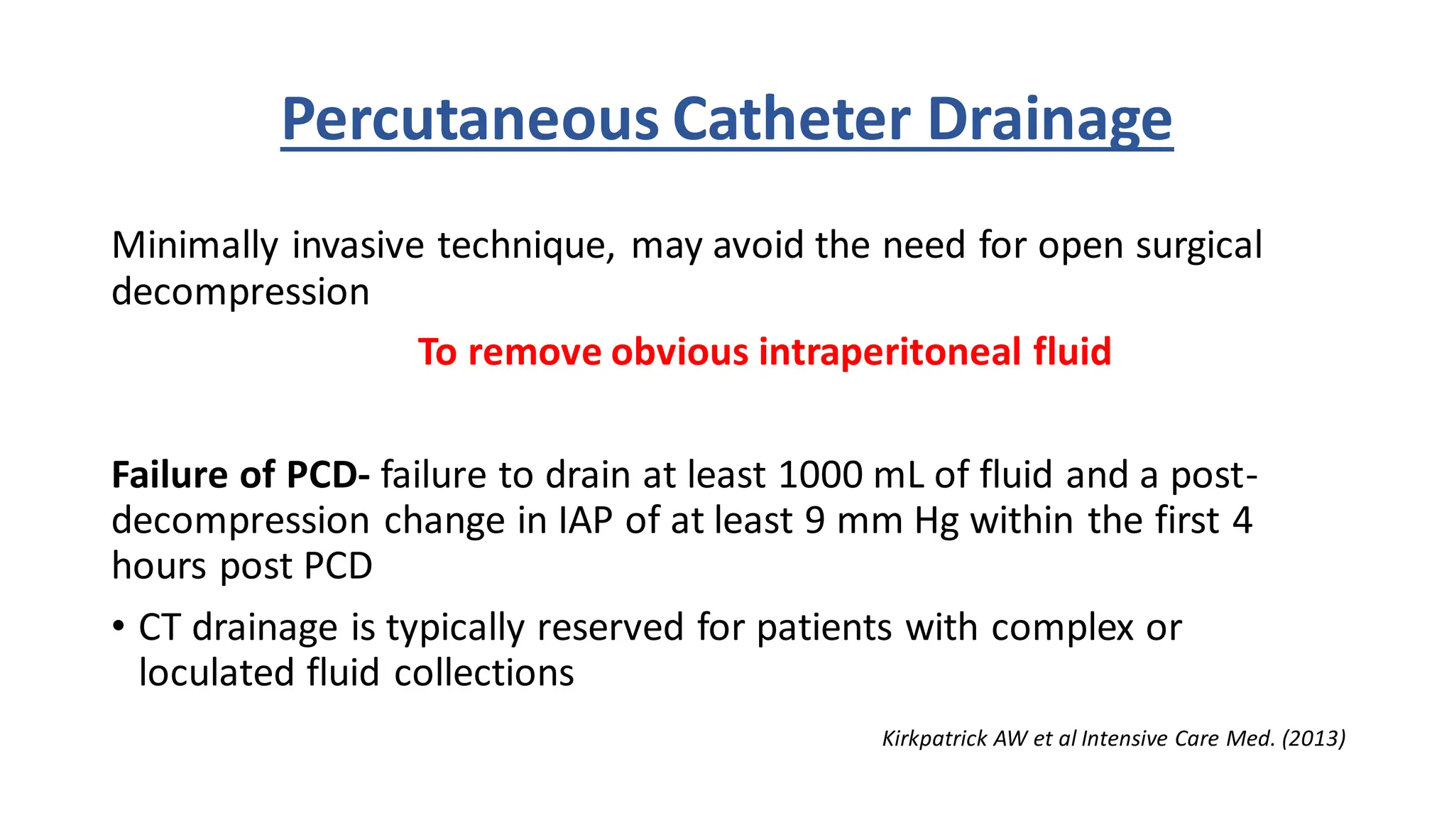 Abdominal Compartment Syndrome definition,presentation and managememt | PPT