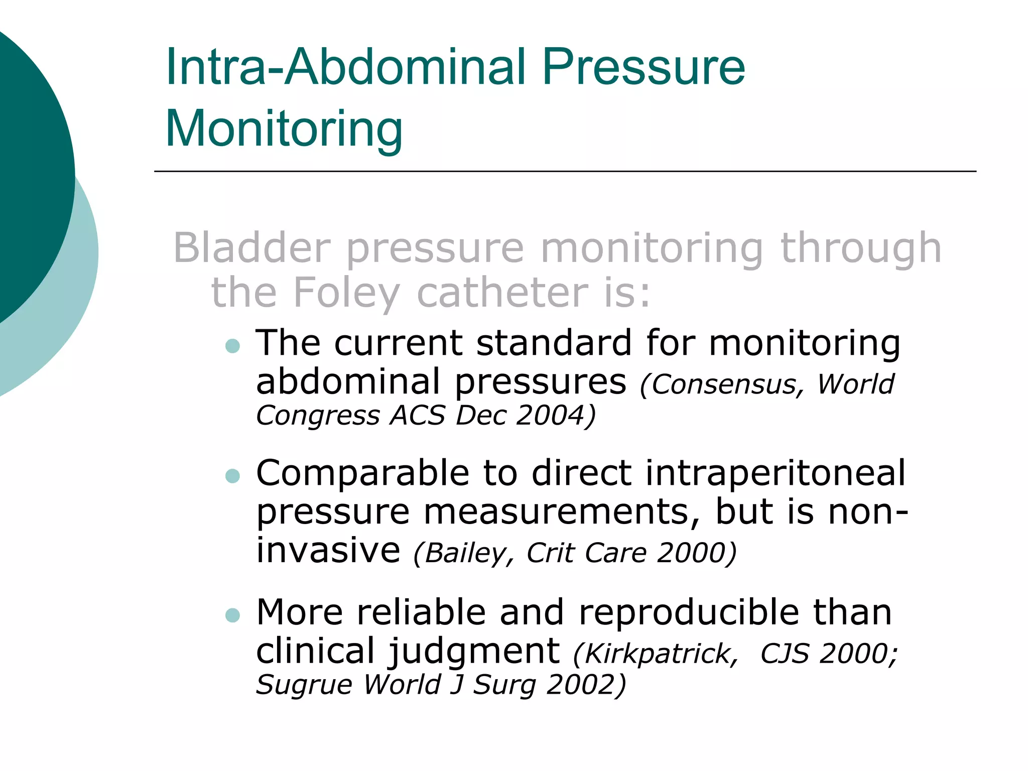 Abdominal compartment syndrome[1] | PPTX