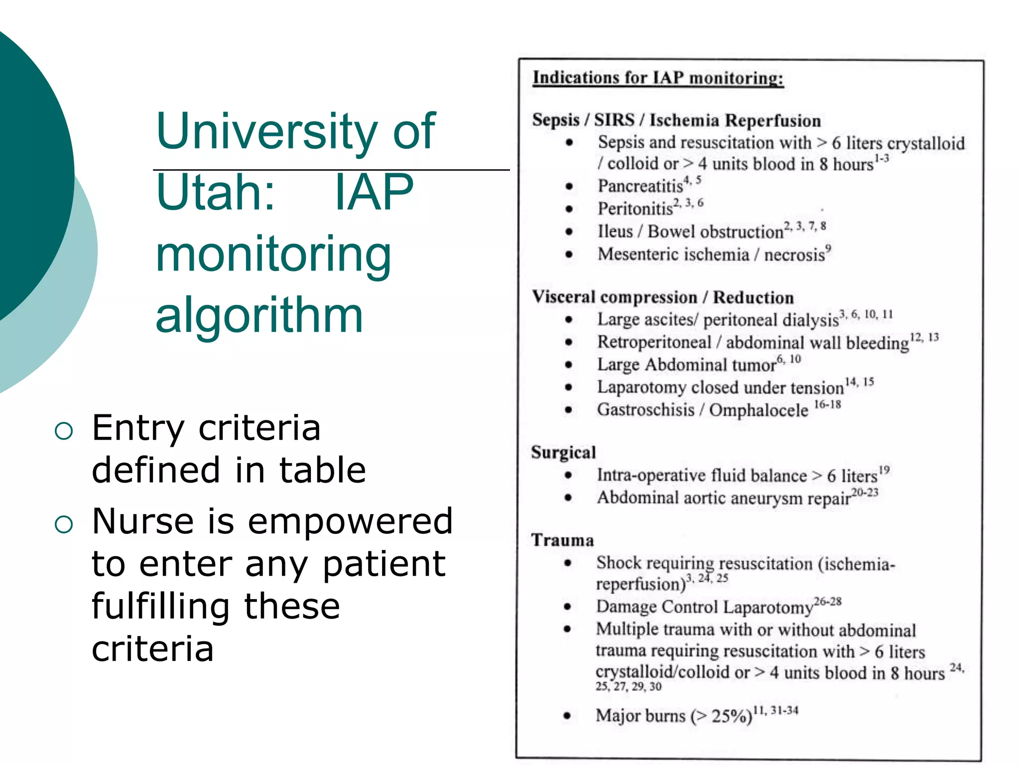 Abdominal compartment syndrome[1] | PPTX