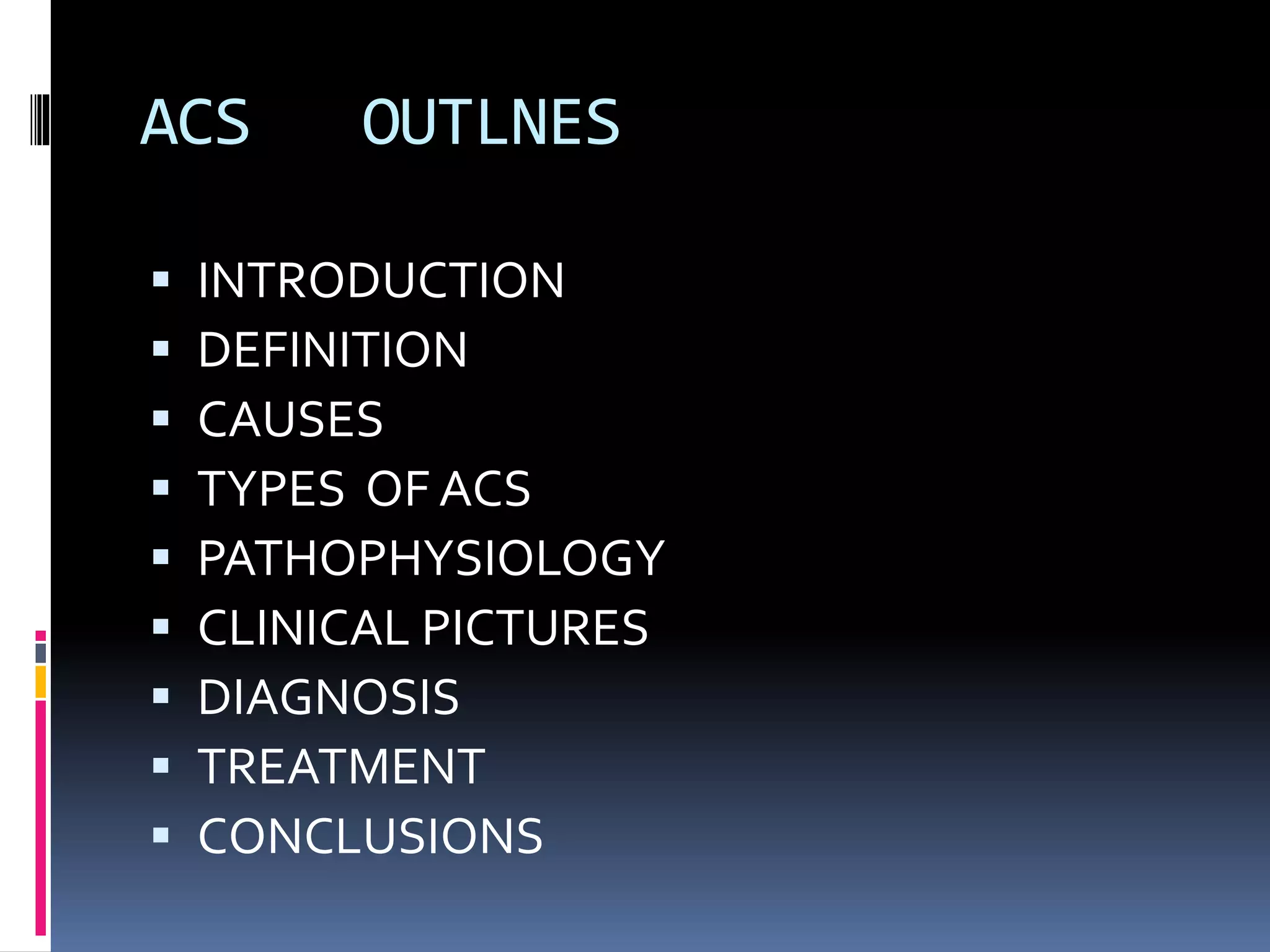 Abdominal compartment syndrome (acs ) | PPTX