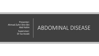 Abdominal disease | PDF