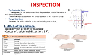 Abdominal examination | PPTX
