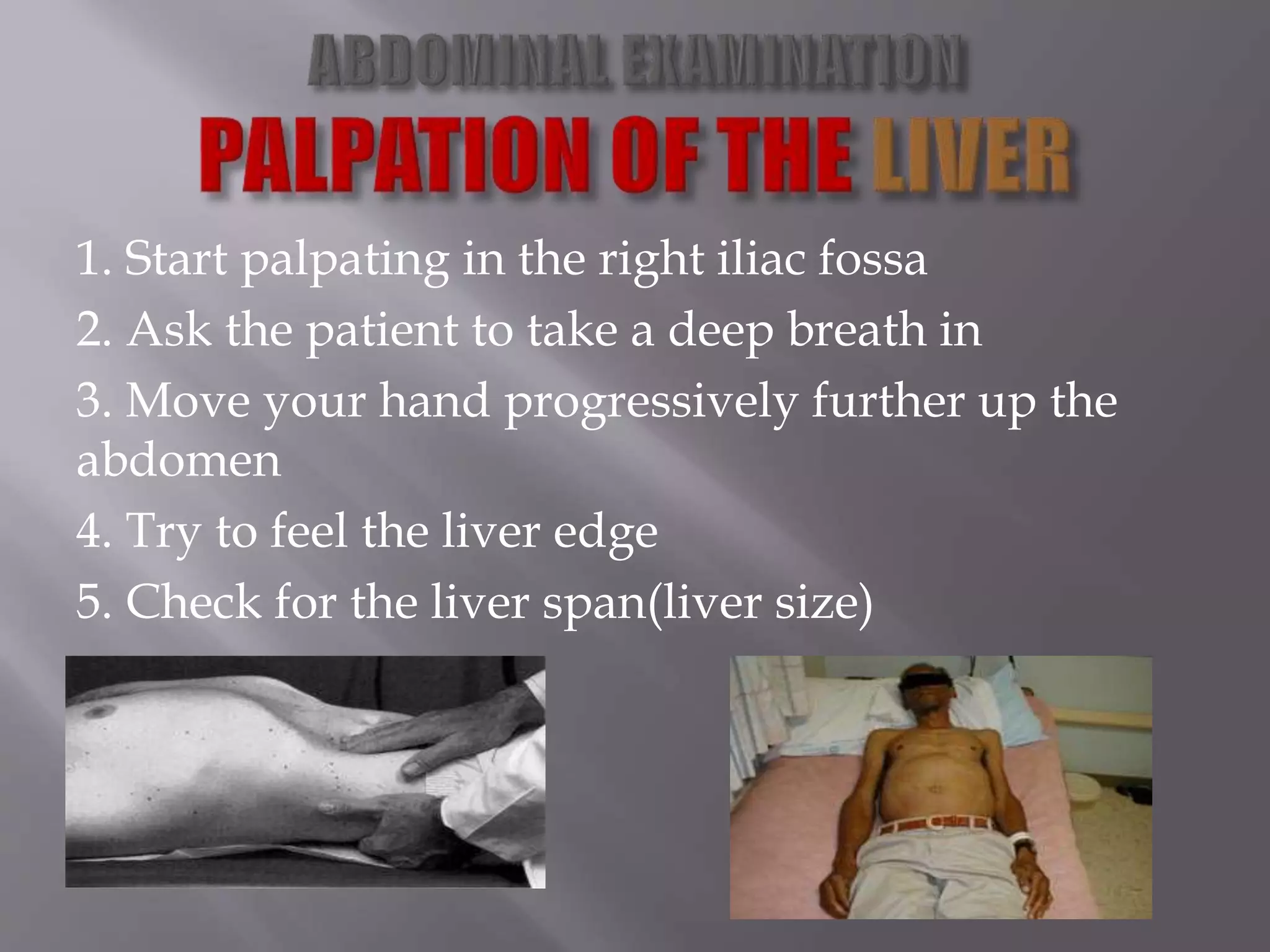 Abdominal examination | PPTX