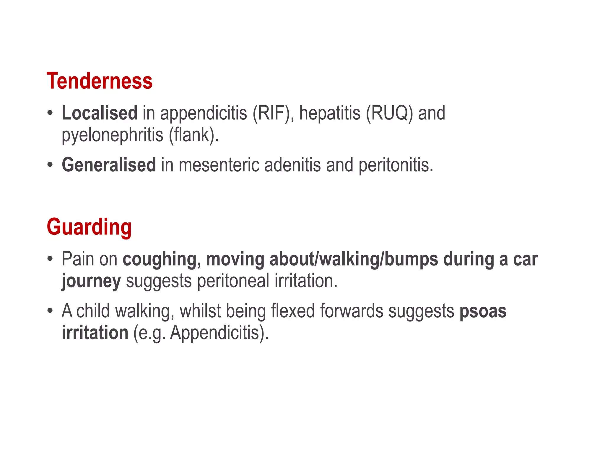 Abdominal examination | PPTX