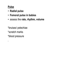 Abdominal examination | PPTX