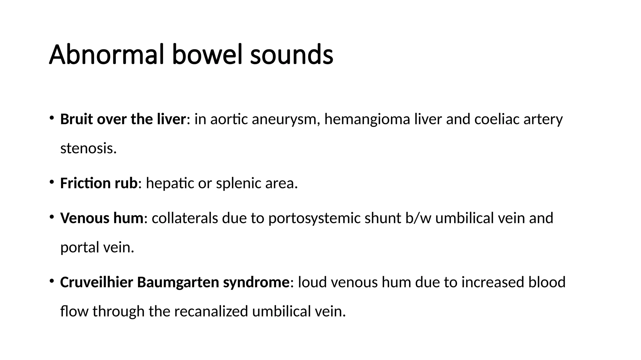 Abdominal examination. Clinical medicine | PPTX