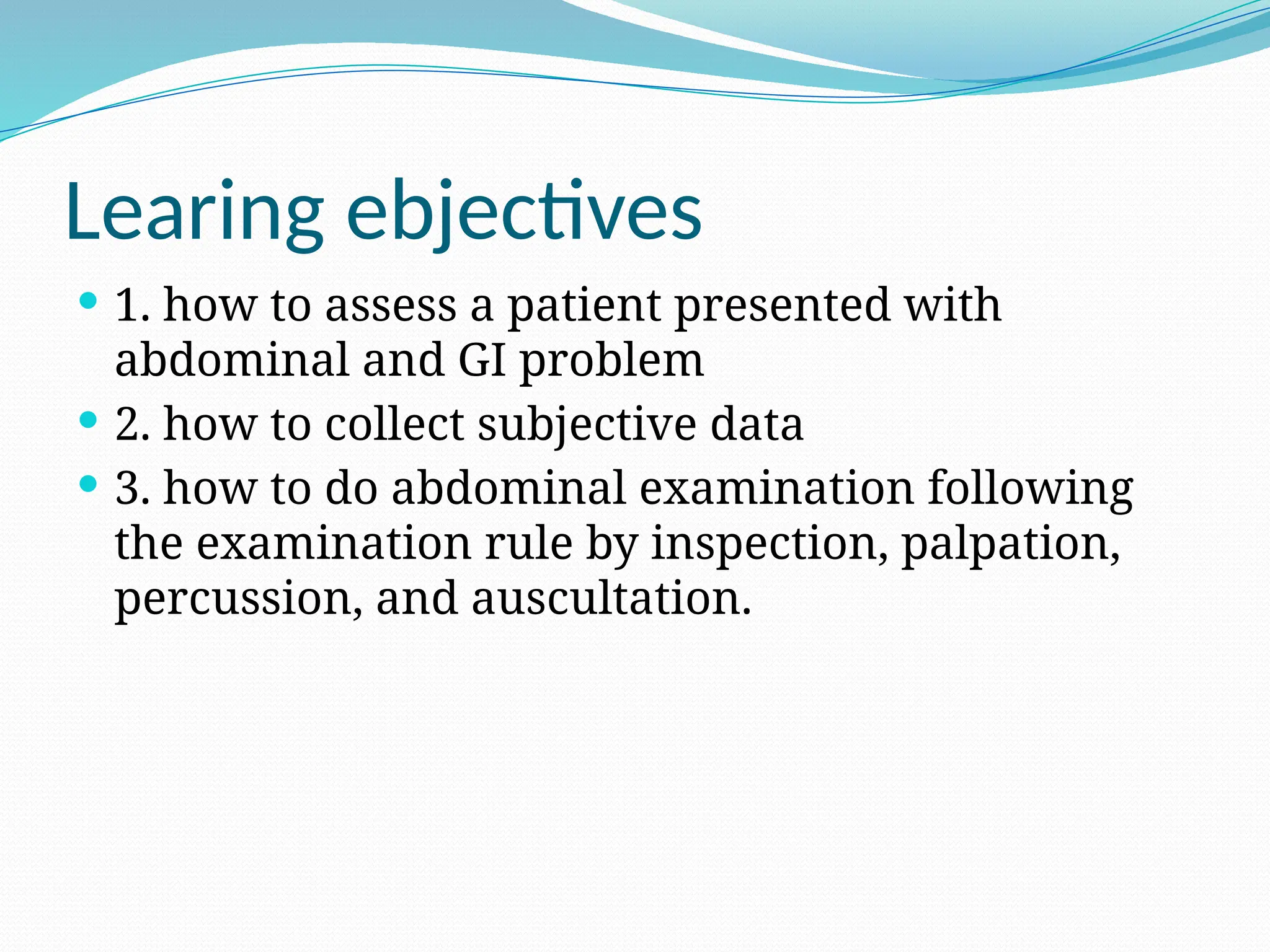 Abdominal examination.pptx the abdomen d | PPTX