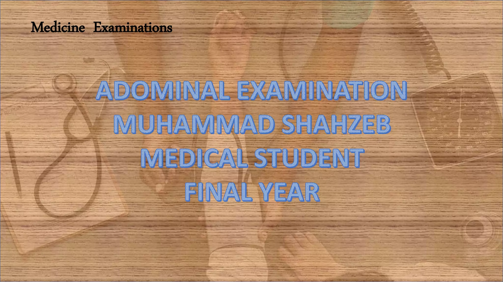 Abdominal examination osce all steps | PPTX