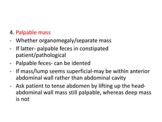 Abdominal Examination | PPTX | Digestive Disorders | Diseases and ...