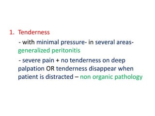 Abdominal Examination | PPTX