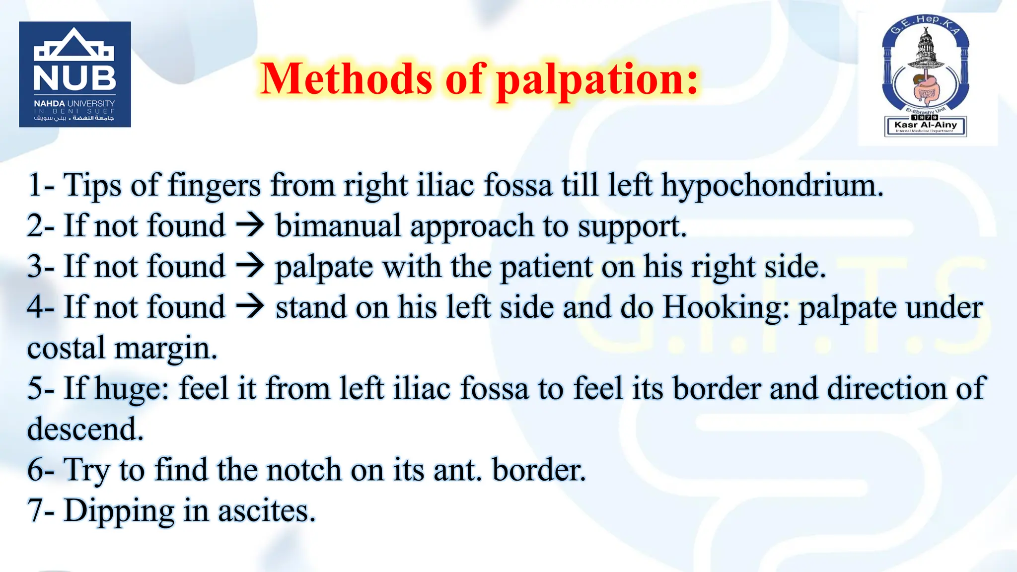 Abdominal Examination For Students (Chapter 2) | PDF