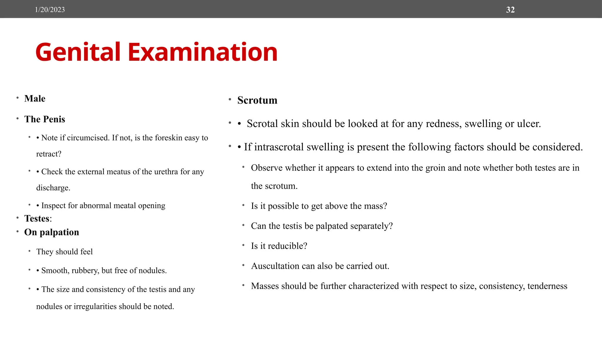 Abdominal examination for C1 medical students | PPTX