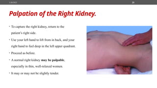 Abdominal examination for C1 medical students | PPT