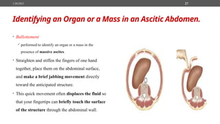 Abdominal examination for C1 medical students | PPT