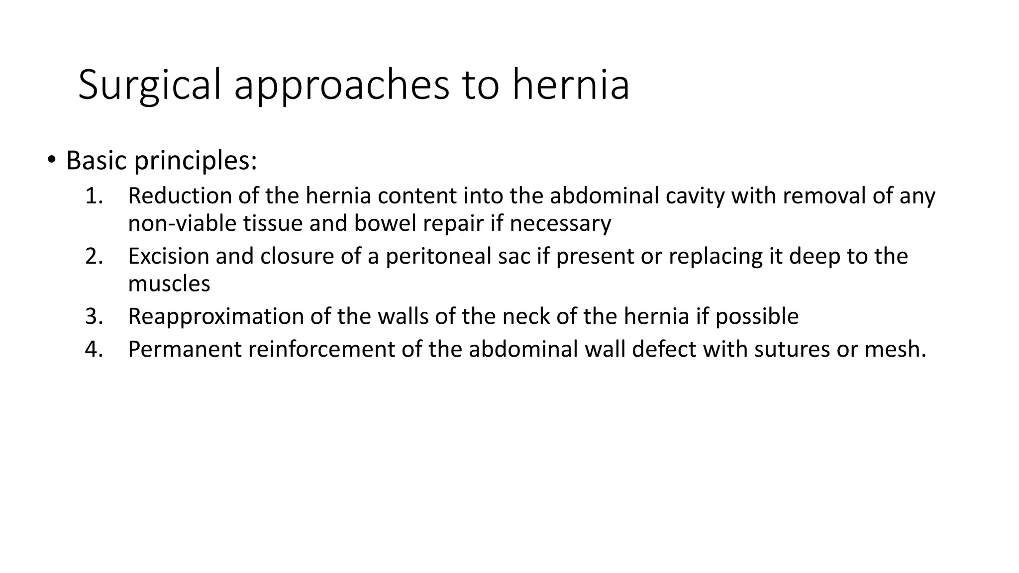 Abdominal hernia | PPTX